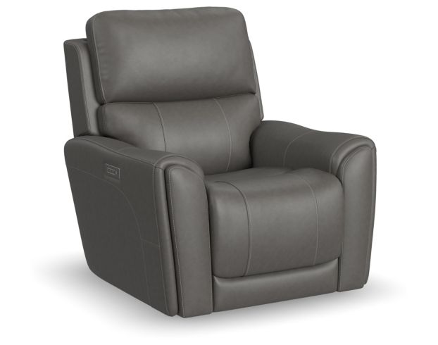 Flexsteel Carter Smoke Power Recliner | Homemakers