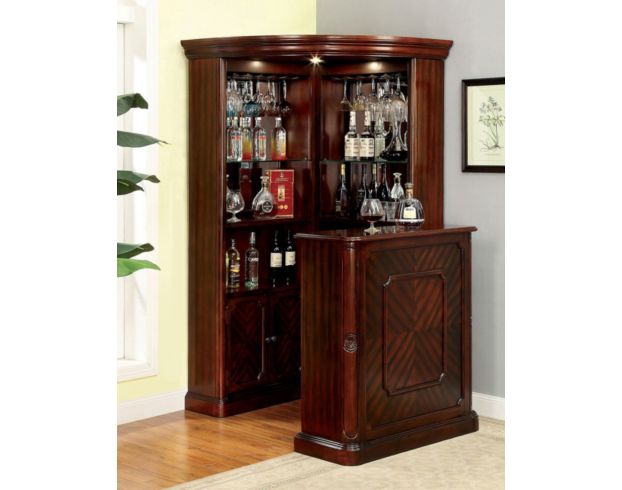 Furniture Of America Voltaire Bar Curio Set