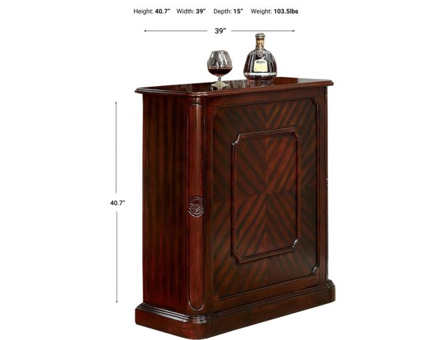 Furniture Of America Voltaire Dark Cherry Bar Table | Homemakers