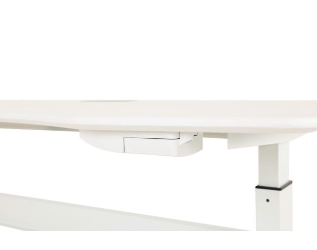 Furniture Of America Kilke White Sit/Stand Desk