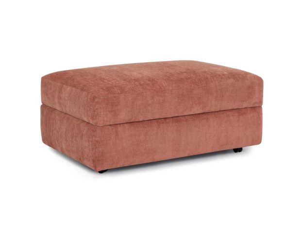 Franklin Dahlia Sienna Rust Storage Ottoman | Homemakers