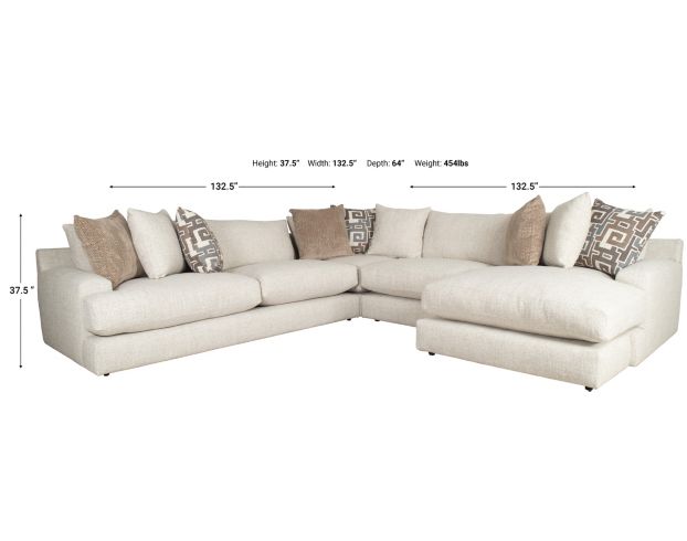 Floating chaise sofa store