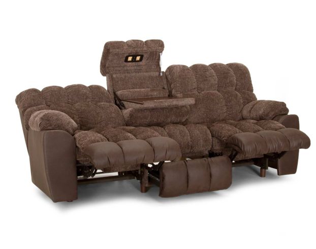 Franklin Westwood Reclining Sofa with Drop Down Table