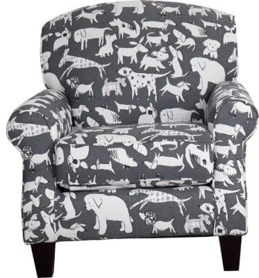 Fusion Grab A Seat Graphite Accent Chair | Homemakers