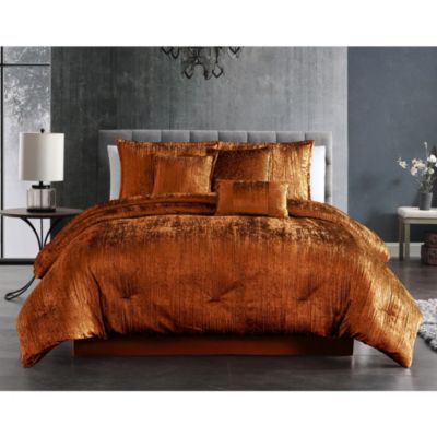 Hallmart Taos Spice 7-Piece King Comforter Set | Homemakers