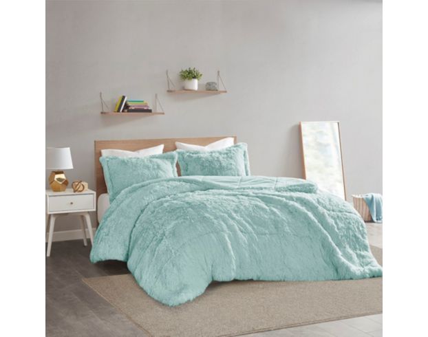 Aqua comforter store