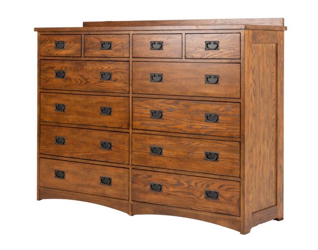 Intercon Mission Oak Park Dresser | Homemakers