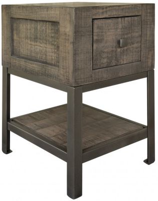 Int'l Furniture Urban Gray Chairside Table | Homemakers