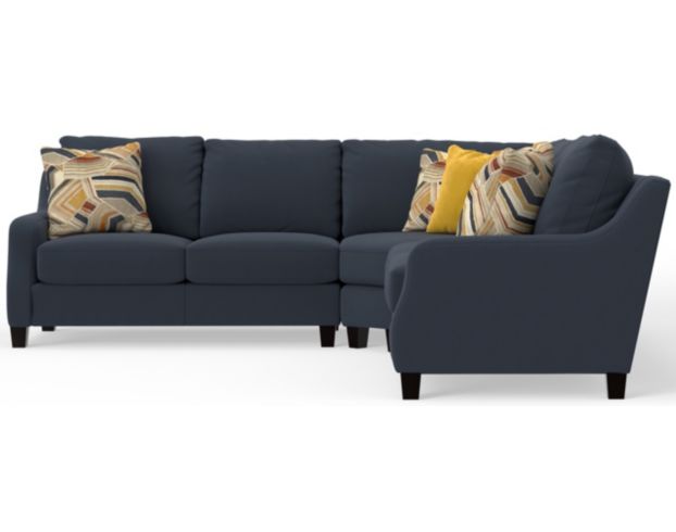 Jackson Foley Blue 3-Piece Sectional