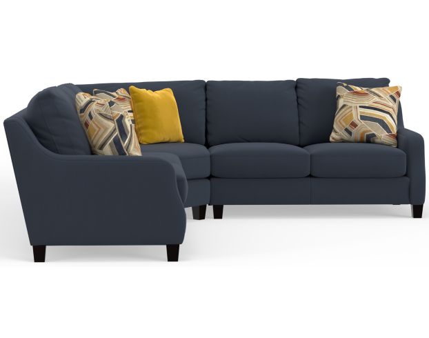 Jackson Foley Blue 3-Piece Sectional