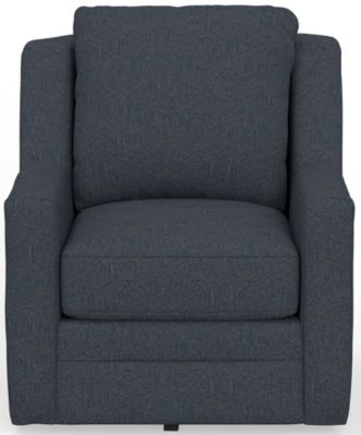 Jackson Foley Blue Swivel Chair | Homemakers