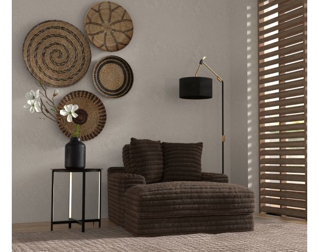 Jackson Comfrey Chocolate Chaise Lounge | Homemakers