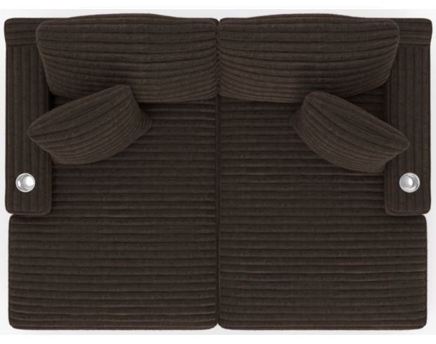 Jackson Comfrey Brown Double Chaise Lounge Sectional