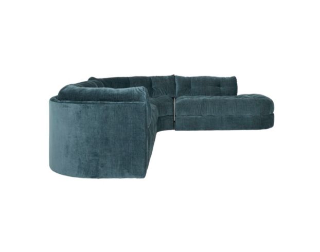 Jonathan Louis Juniper Napa Teal 3-Piece Sectional with Rig