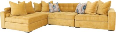 Jonathan Louis Noah 4-Piece Sectional with Side Lounge | Homemakers