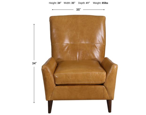 Jonathan Louis Jamison Leather Accent Chair | Homemakers