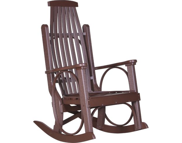 Amish Outdoors Grandpa Chestnut Rocker | Homemakers