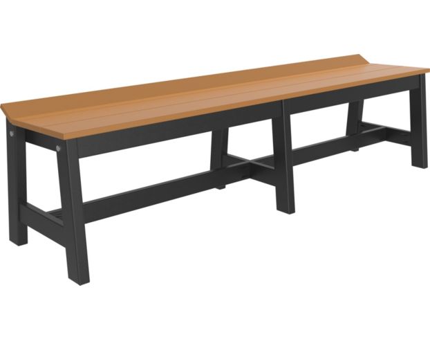 Amish Outdoors Luxcraft Cedar Black 72 Inch Cafe Dining Bench Homemakers