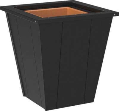 Amish Outdoors Elite 18-Inch Black Planter | Homemakers