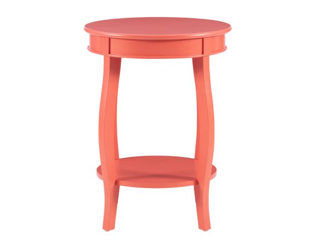 Linon Rainbow Coral Accent Table | Homemakers