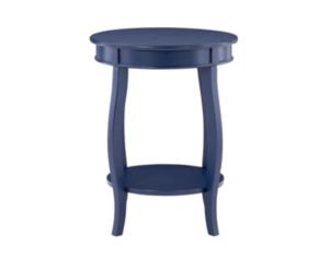 Linon Rainbow Navy Blue Accent Table | Homemakers