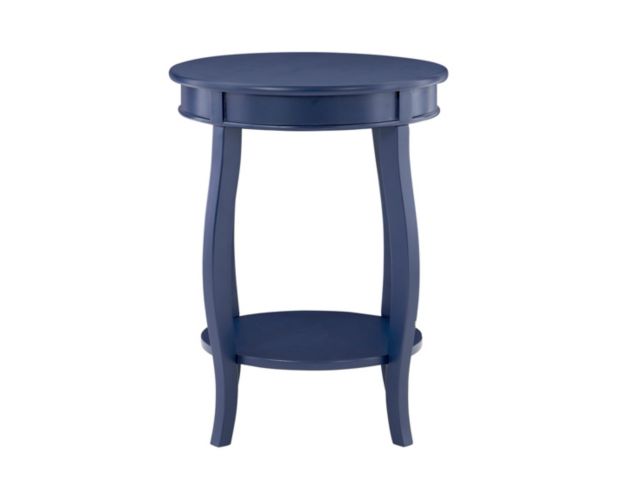 Linon Rainbow Navy Blue Accent Table | Homemakers
