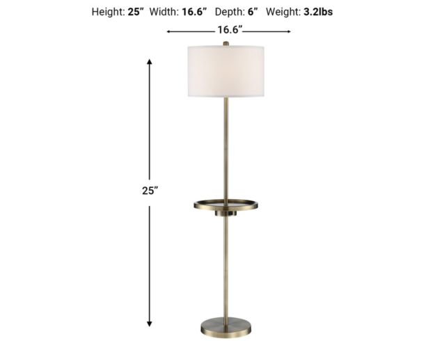 Lite Source Tungsten Floor Lamp | Homemakers