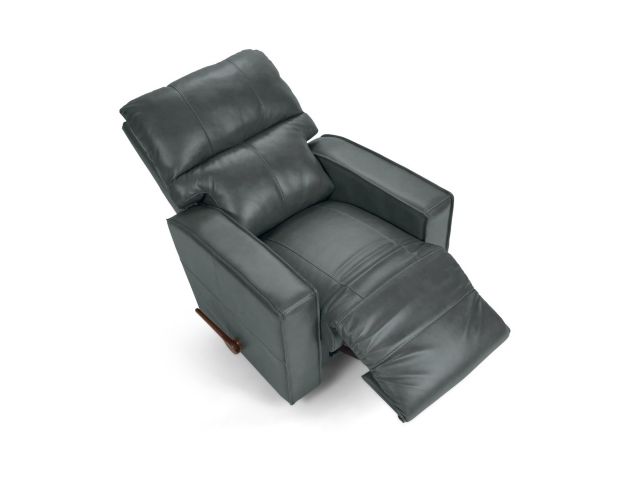 La Z Boy Maddox Slate Leather Rocker Recliner Homemakers