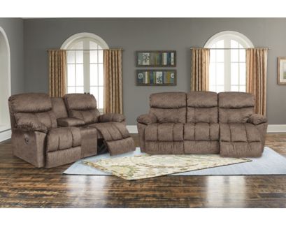 La Z Boy Morrison Brown Reclining Loveseat Homemakers