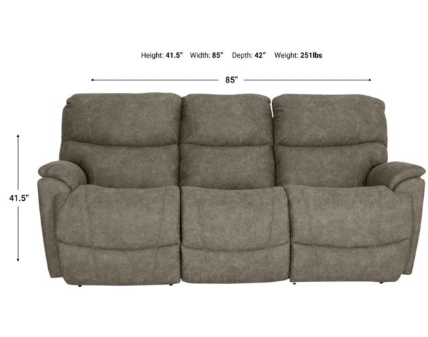 La-Z-Boy Trouper Sable Power Reclining Sofa | Homemakers