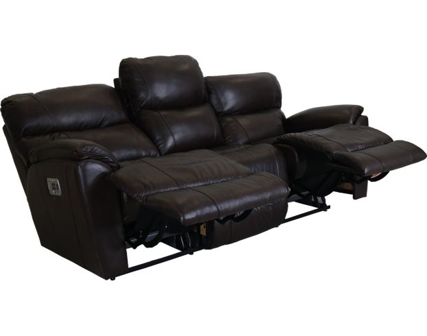 La-Z-Boy Trouper Walnut Power Reclining Sofa | Homemakers