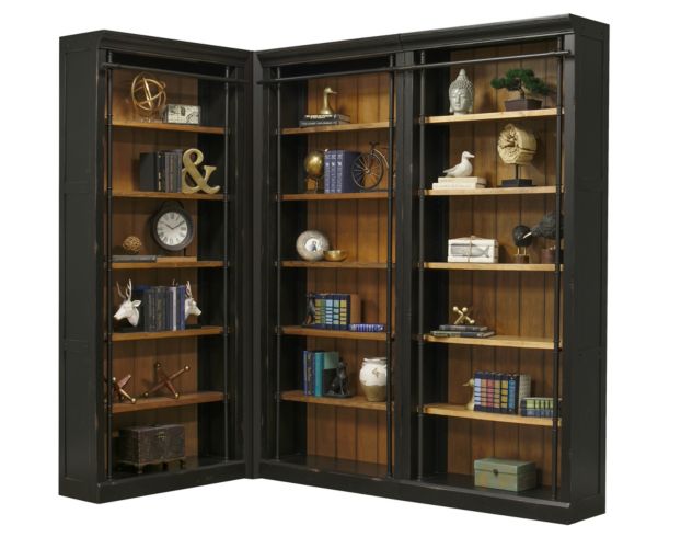Martin Furniture Toulouse Aged Ebony 94-Inch Bookcase | Homemakers