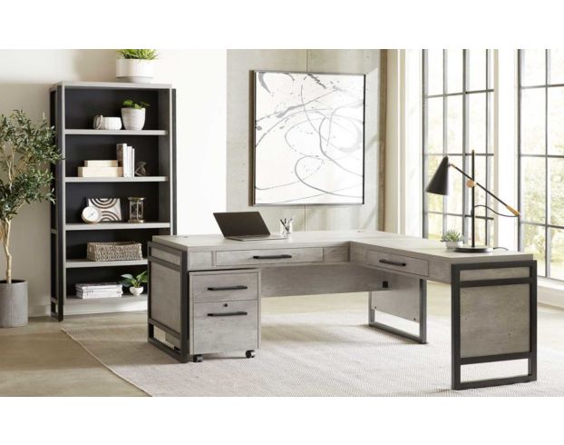 Martin Furniture Mason Gray Corner Desk