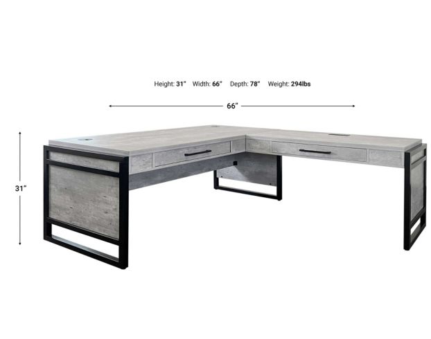 Gray corner desk store