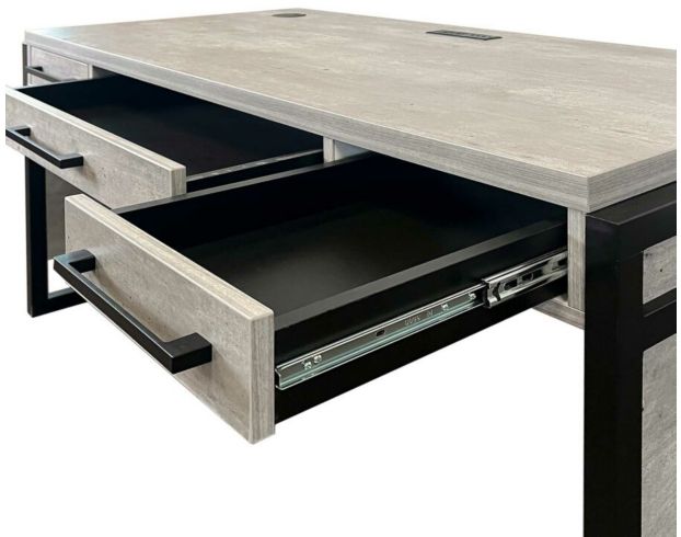 Martin Furniture Mason Gray Writing Desk | Homemakers