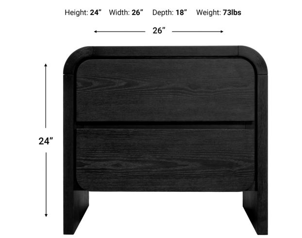 Modus Furniture Elora Nightstand | Homemakers