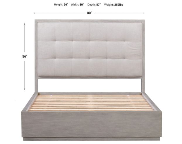 Modus Furniture Oxford Mineral King Bed