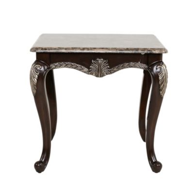 New Classic Home Furnishings Maximus Brown End Table | Homemakers