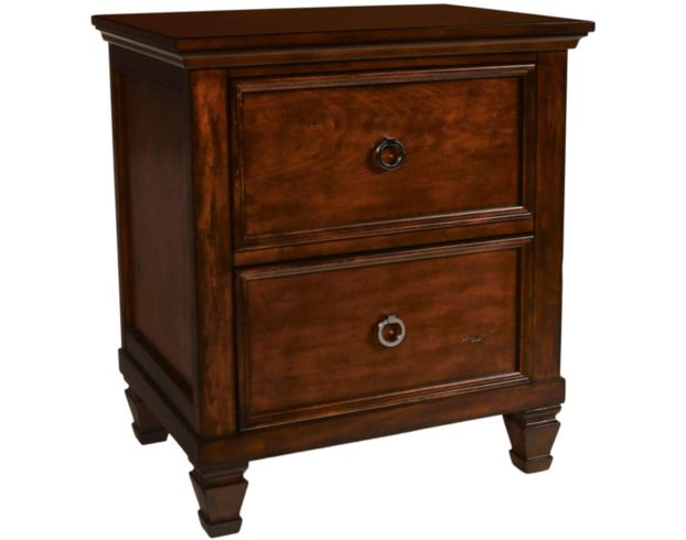New Classic Tamarack Brown Cherry Nightstand | Homemakers