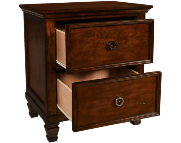 New Classic Tamarack Brown Cherry Nightstand | Homemakers