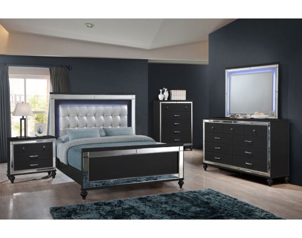 Black dresser set with mirror store