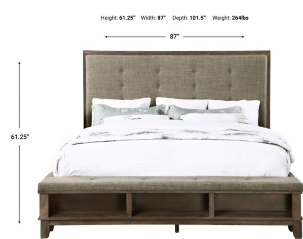 Vintage king bed store