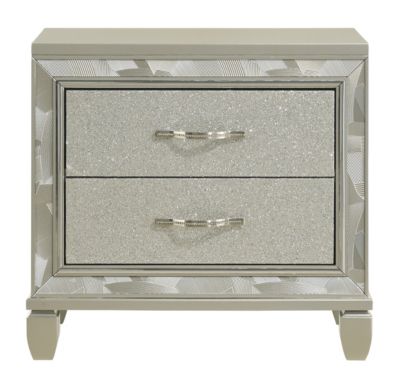 New Classic Radiance Silver Nightstand | Homemakers