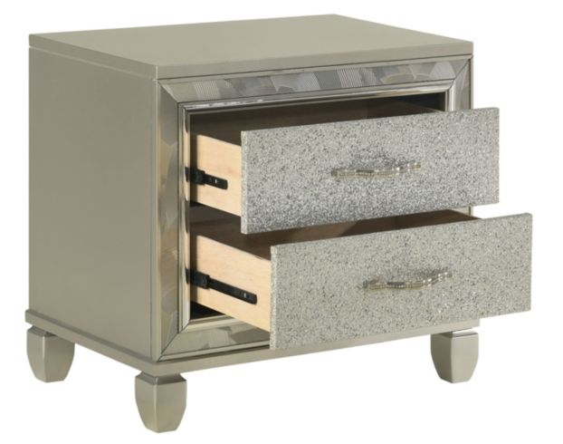 New Classic Radiance Silver Nightstand Homemakers