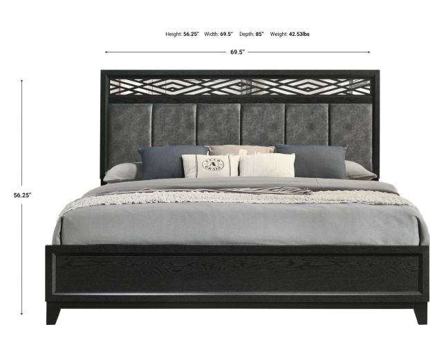 New Classic Obsidian Queen 4-Piece Bedroom Set
