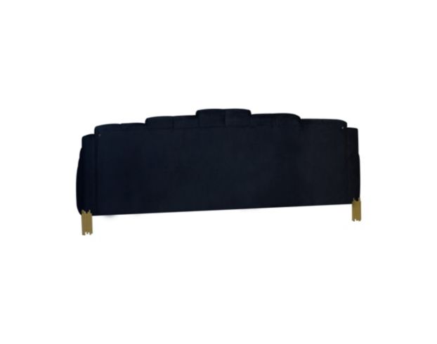 New Classic Home Furnishings Empire Black Lighted Sofa Homemakers