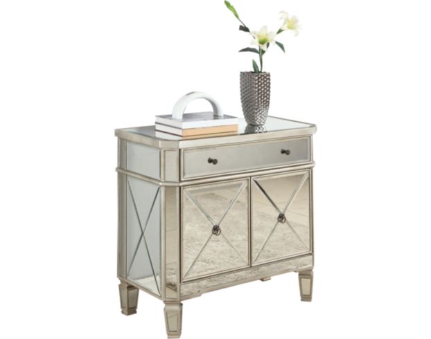 Mirrored console cabinet store