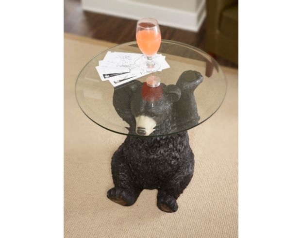 Powell Shaped Table Bear Side Table