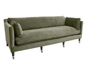 Rowe Furniture Madeline Sage Velvet Sofa | Homemakers