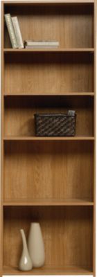 Sauder Beginnings Oak 5-Shelf Tall Bookcase | Homemakers